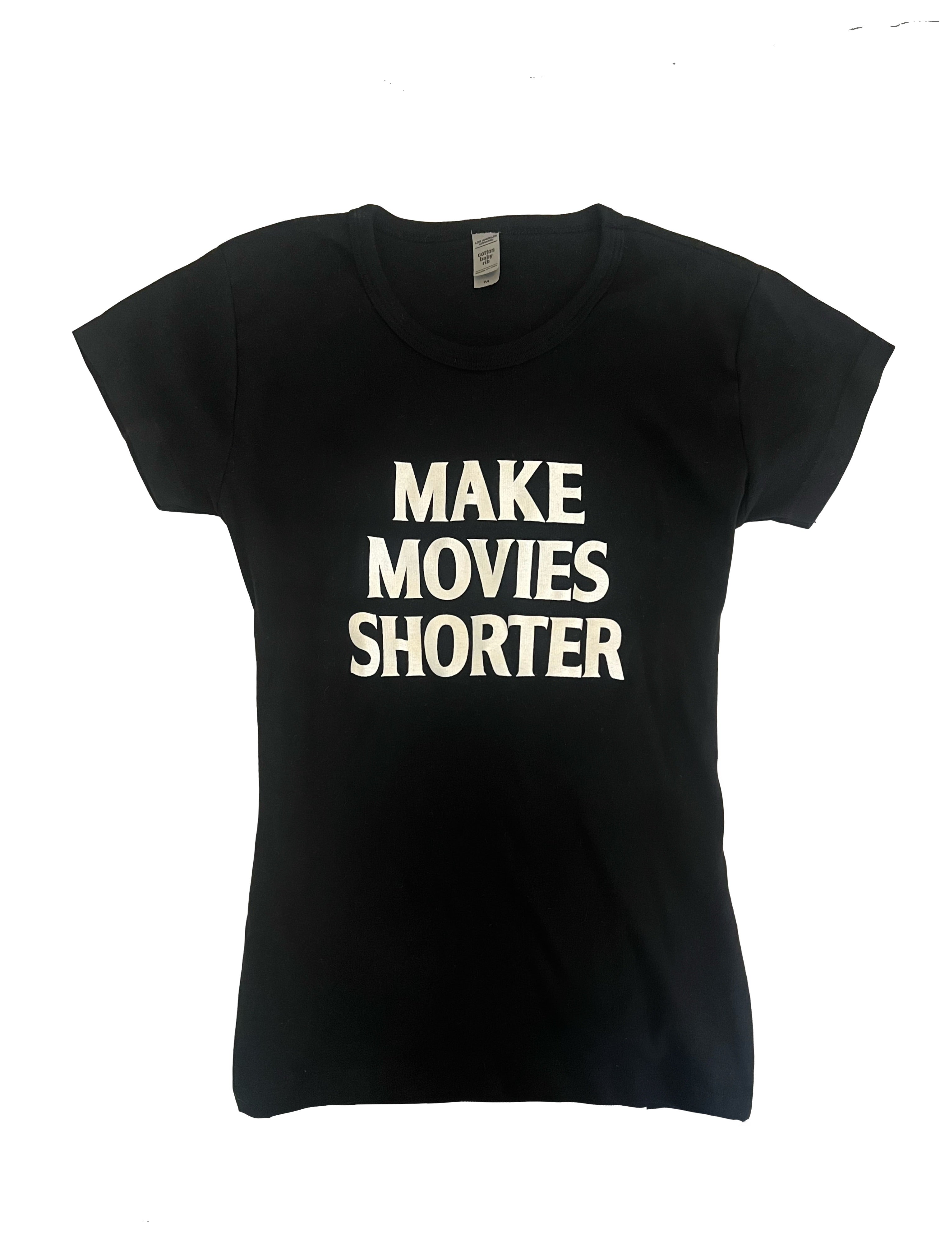 Make Movies Shorter Baby Tee [LIMITED EDITION] – POINT OF NO RETURN FILMS